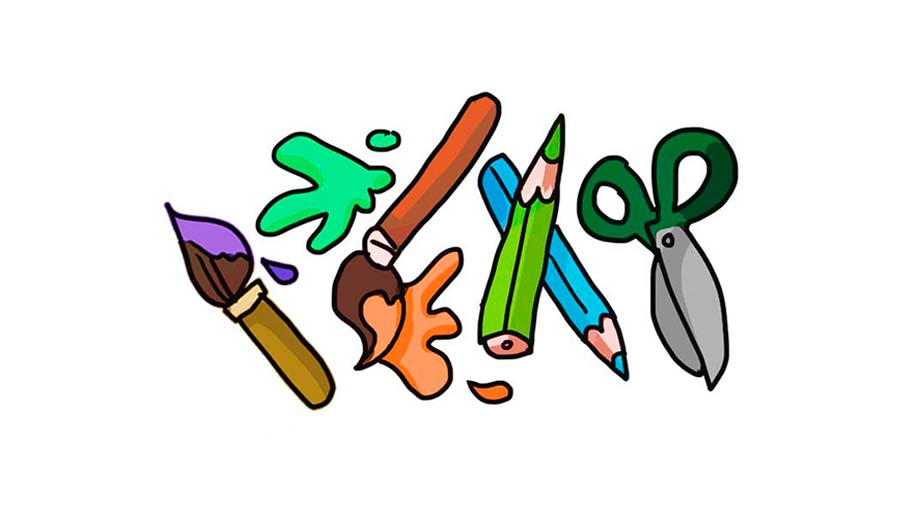 Basteln im Innenhof im Zentrum ELCH Frieden | Kindaling.de