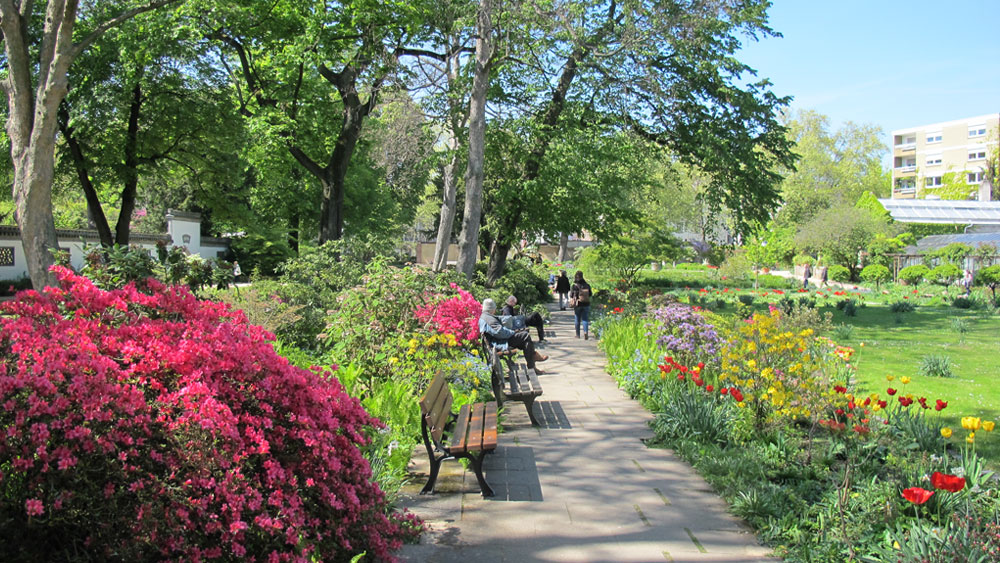 Park Bethmannpark in Frankfurt