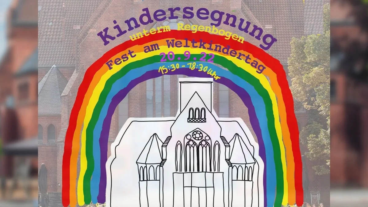 Zum Weltkindertag: Kindersegnung unterm Regenbogen mit Fest | Kindaling.de