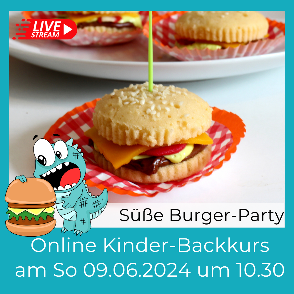LIVE Kinder-Kochkurs "Süße Burger-Party" | Kindaling.de