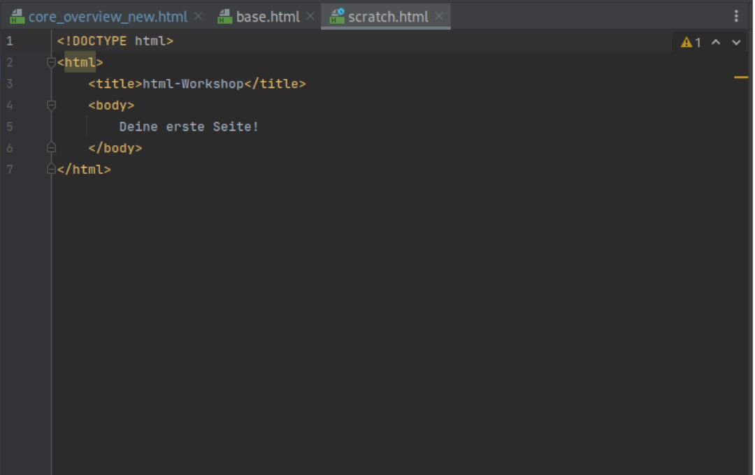 Workshop: Coding Lab | HTML/CSS | Kindaling.de